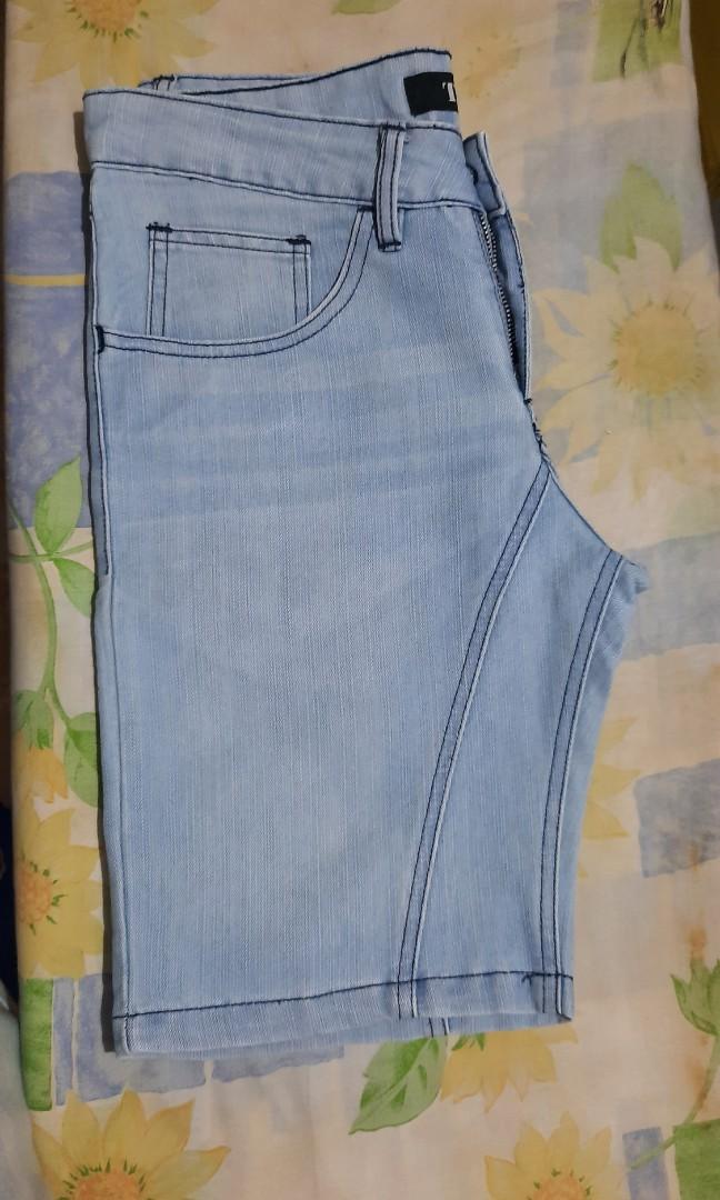 Maong shorts - slim (Brand: TANK from SM Dept Store), Men's Fashion ...