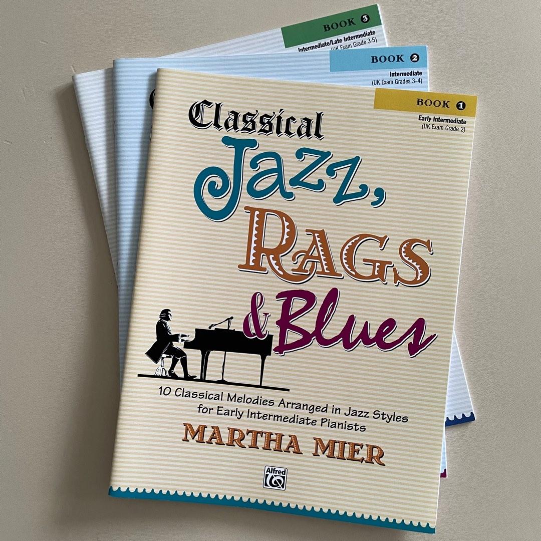 Martha Mier Classical Jazz, Rags & Blues (book 1-3), Hobbies & Toys ...