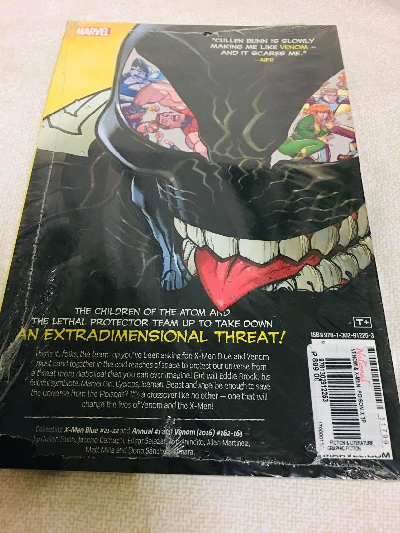 Marvel Venom & X-men: Poison-X Trade Paper Back (sealed), Hobbies ...
