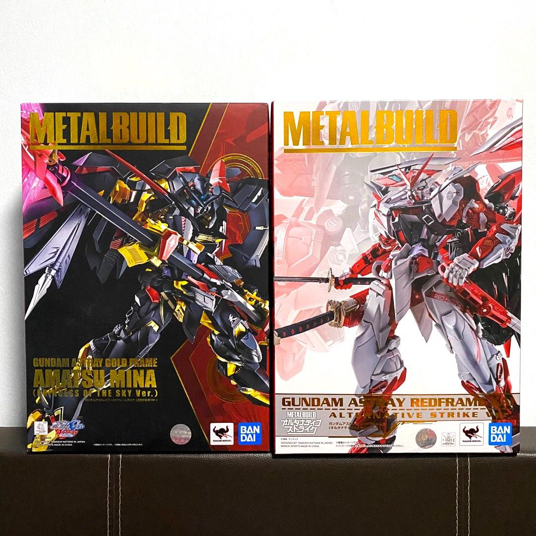Metal Build Gundam Astray Gold Frame Amatsu Mina & Metal Build Astray ...