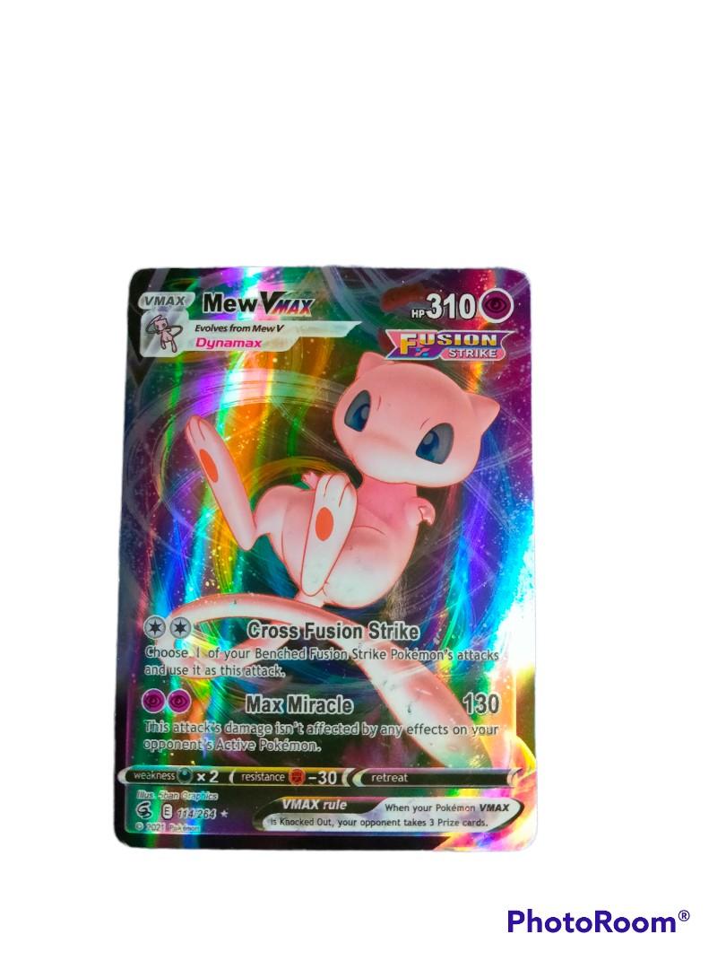 Mew Fusion Strike Vmax, Hobbies & Toys, Toys & Games on Carousell