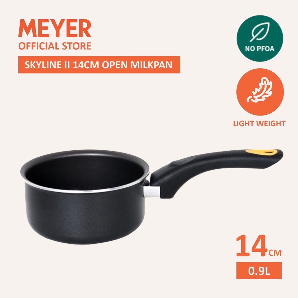 [Meyer] Nonstick 14cm | 0.9L Milkpan - Skyline II, Furniture & Home Living, Kitchenware ...