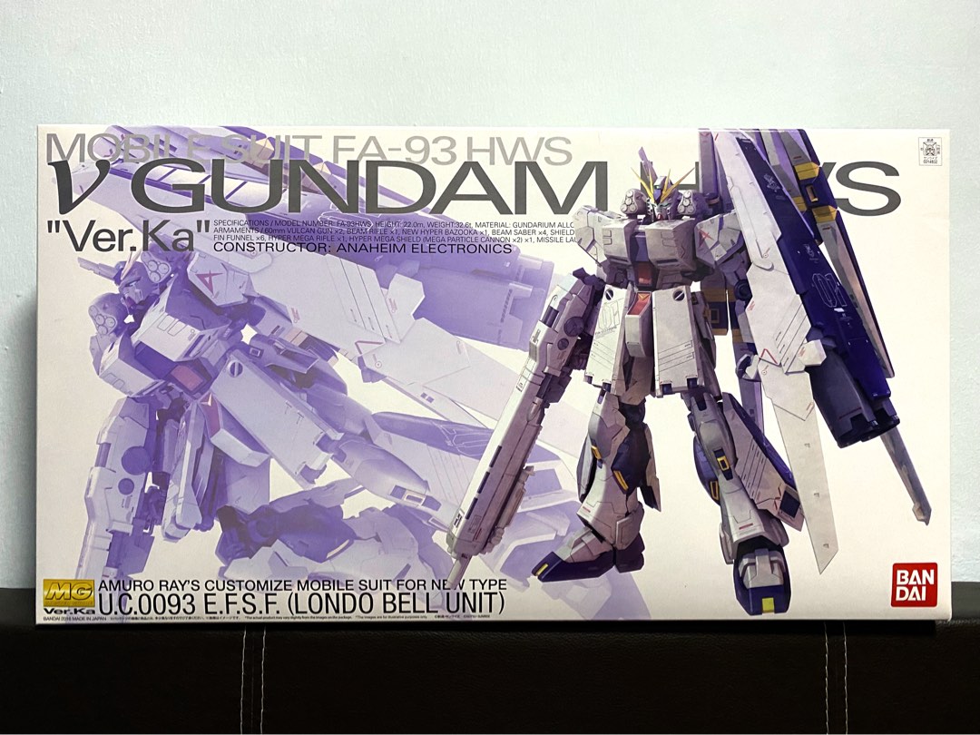 MG 1/100 Nu Gundam Londo Bell Unit, Hobbies & Toys, Toys & Games on ...