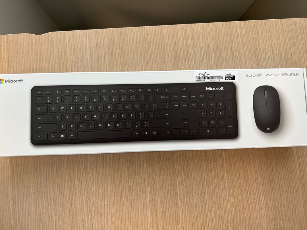 Microsoft Bluetooth Desktop Keyboard (with mouse), Computers & Tech ...