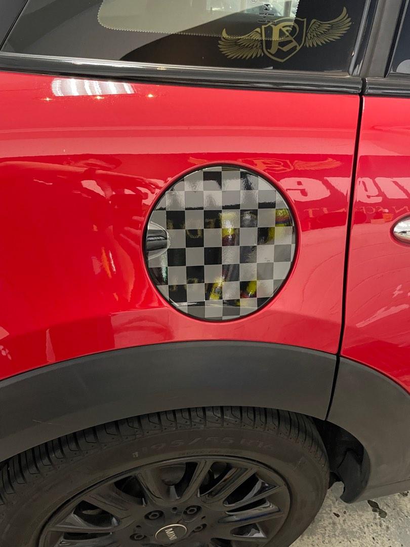 Mini Fuel Cap sticker wrap, Car Accessories, Accessories on Carousell