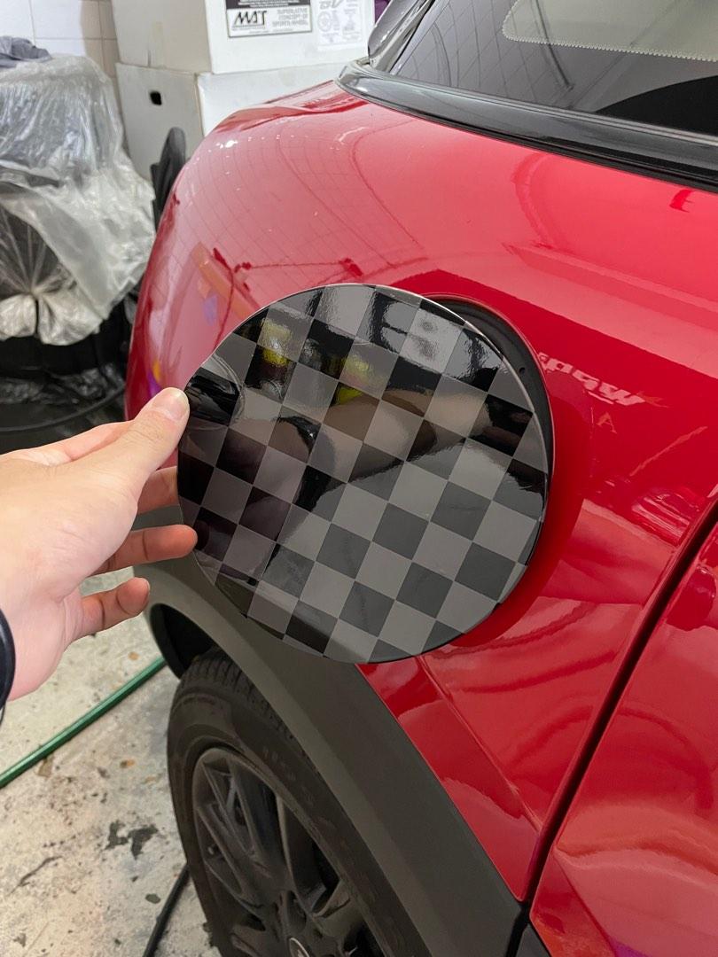Mini Fuel Cap sticker wrap, Car Accessories, Accessories on Carousell