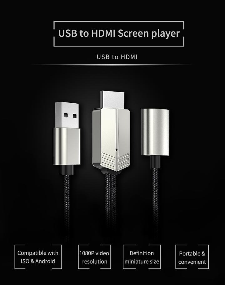 MiraScreen USB HDTV Cable HD Video Adapter Support 1080P, Computers ...