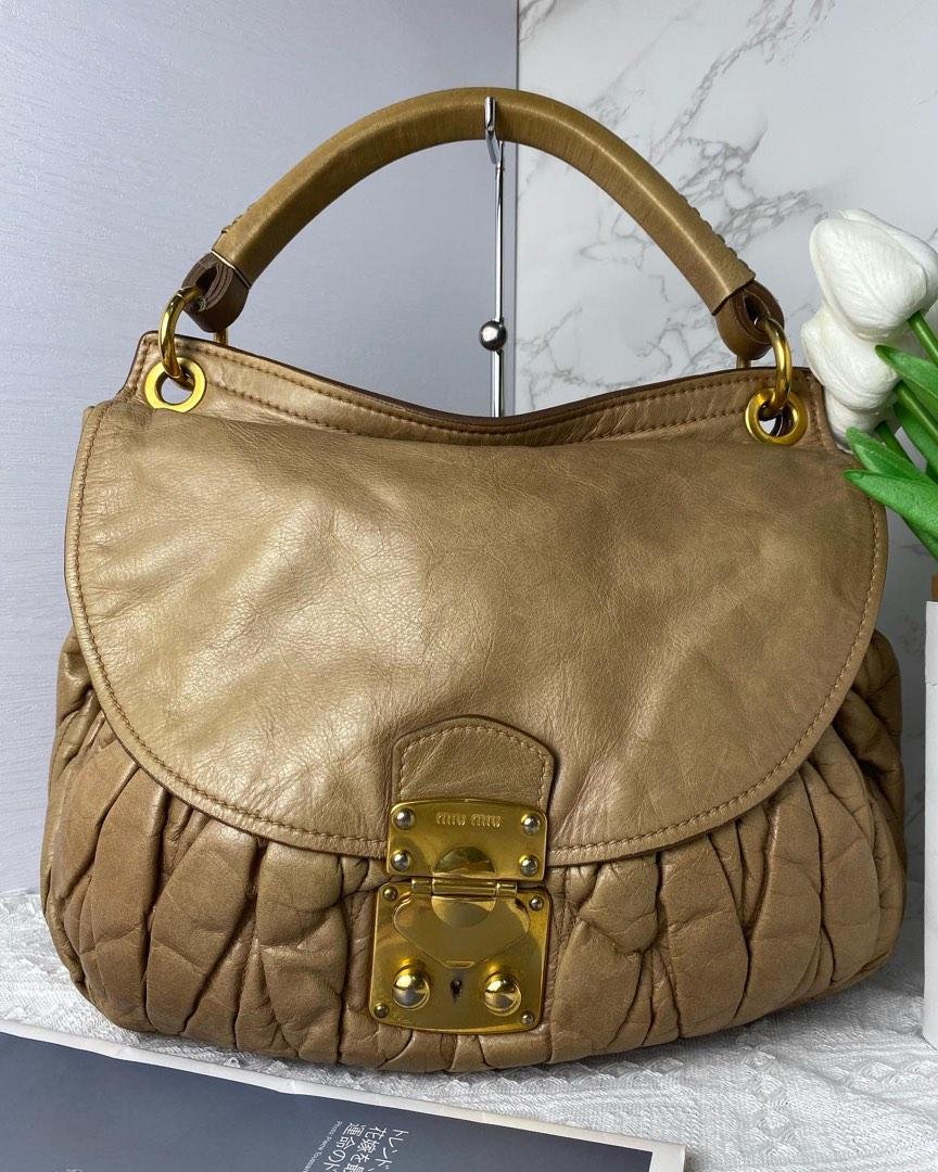 Miu Miu Coffer Bag, Luxury, Bags & Wallets on Carousell