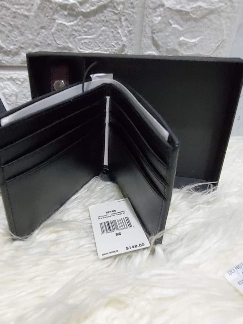 MK Mens Bifold Wallet and Key Fob Box Set, Men's Fashion, Watches ...