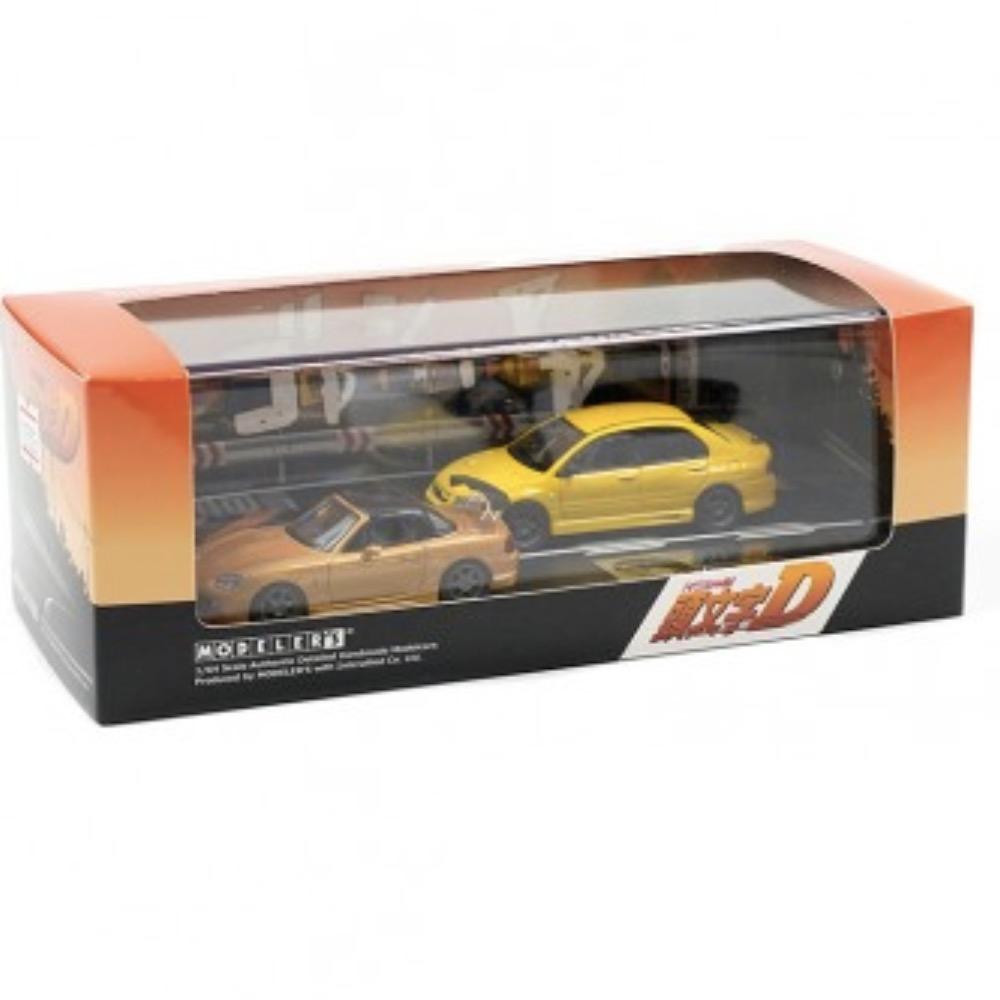 Modeler's 1/64 Scale Initial D Roadster RS + Lancer Evolution EVO VII ...