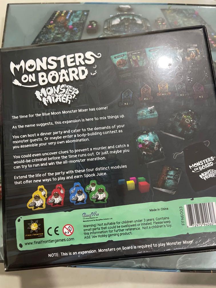 Monsters on board Kickstarter deluxe edition, Hobbies & Toys, Toys ...