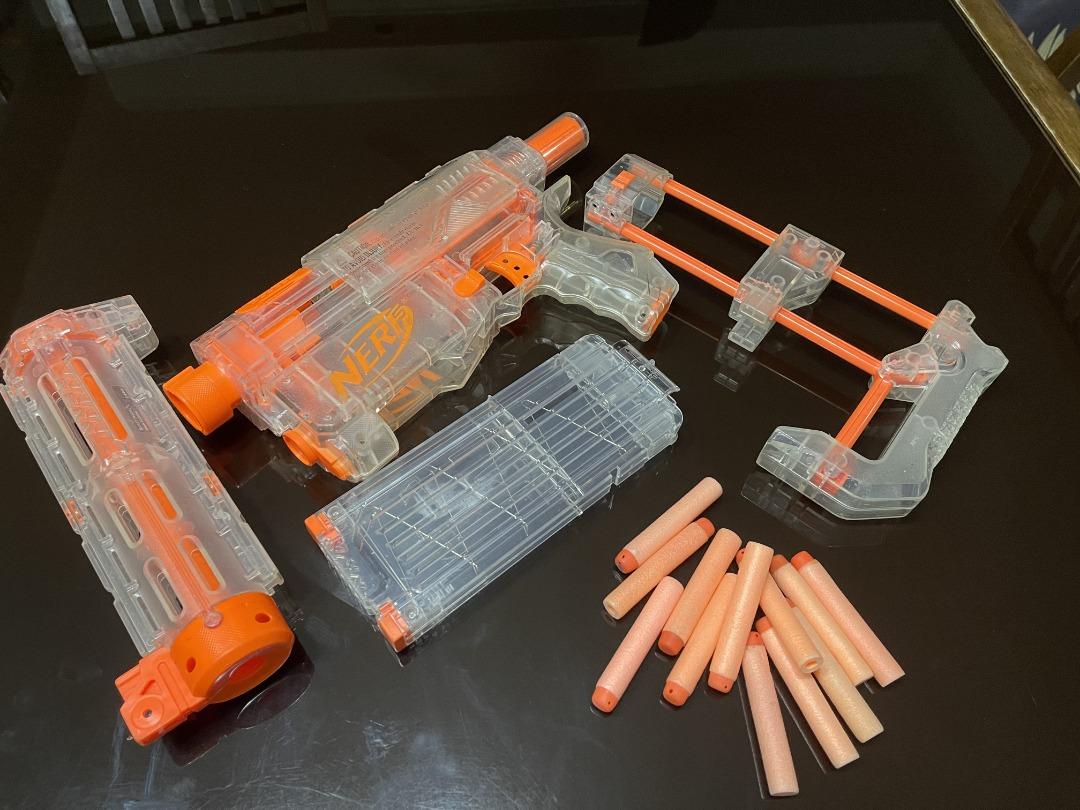 NERF N-Strike Recon CS-6 (Clear), Hobbies & Toys, Toys & Games on Carousell