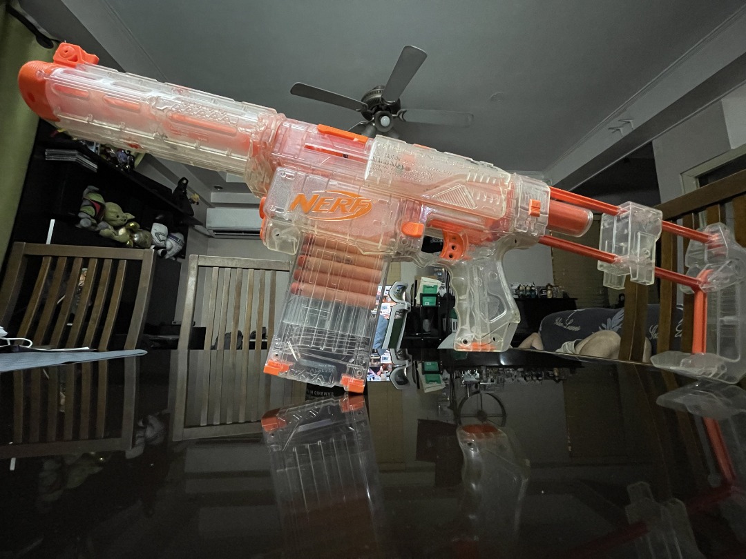 NERF N-Strike Recon CS-6 (Clear), Hobbies & Toys, Toys & Games on Carousell