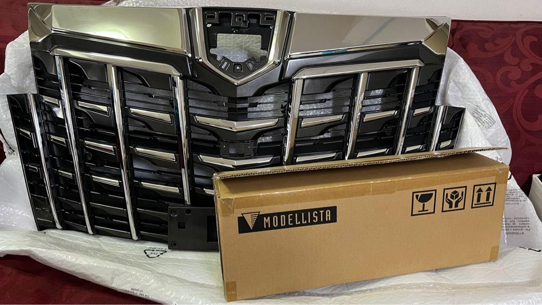 Original Alphard grill with Ori modellista garnish, Auto Accessories on ...