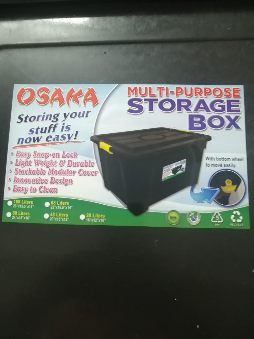 Osaka Multi - Purpose Storage Box, Furniture & Home Living, Home ...