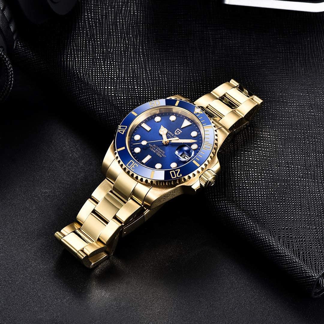 Pagani Design Submariner Gold Watch, Luxury, Watches on Carousell
