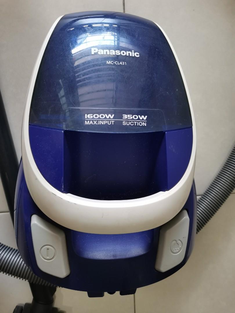 Panasonic 1600w bagless vacuum, TV & Home Appliances, Vacuum Cleaner ...