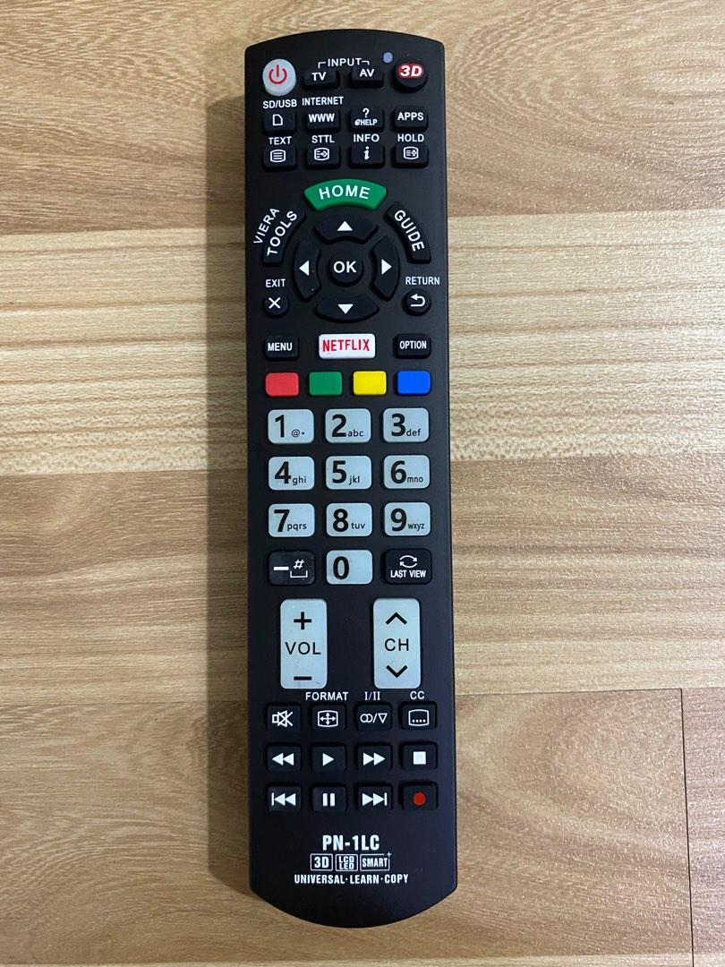 Panasonic Universal TV remote PN-1LC, TV & Home Appliances, TV ...