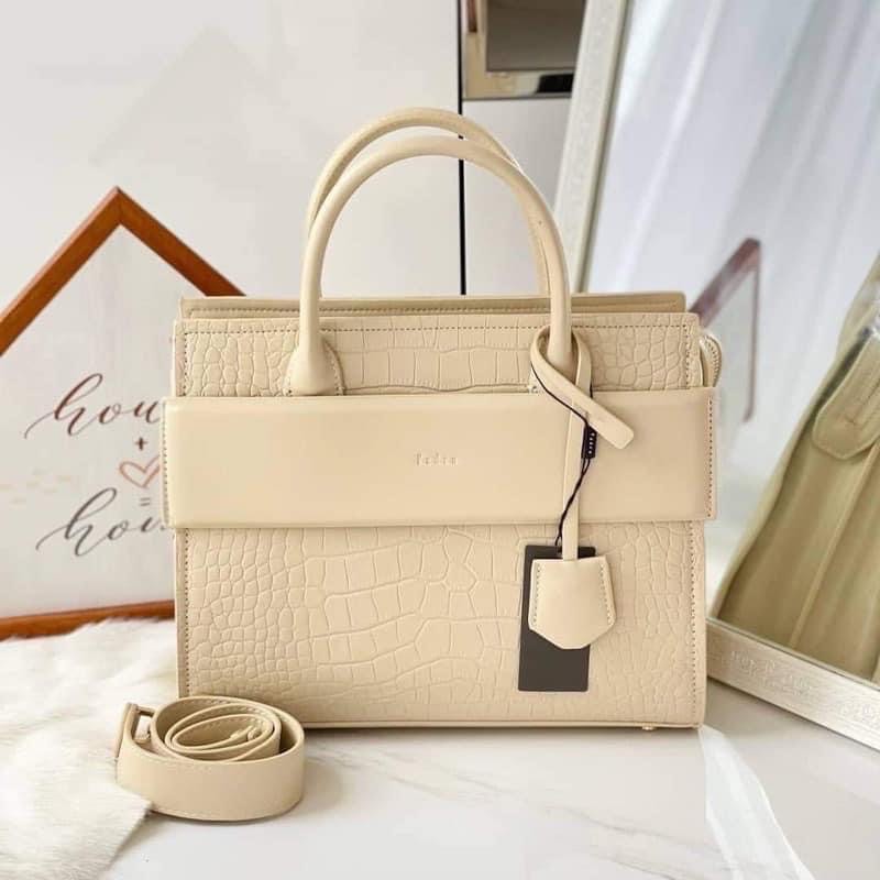 Pedro Tote 2way in Cream, Women's Fashion, Bags & Wallets, Tote Bags on Carousell