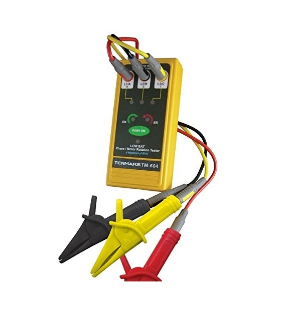 Phase Sequence Indicator, Motor Rotation Tester, 3-Phase Sequence ...