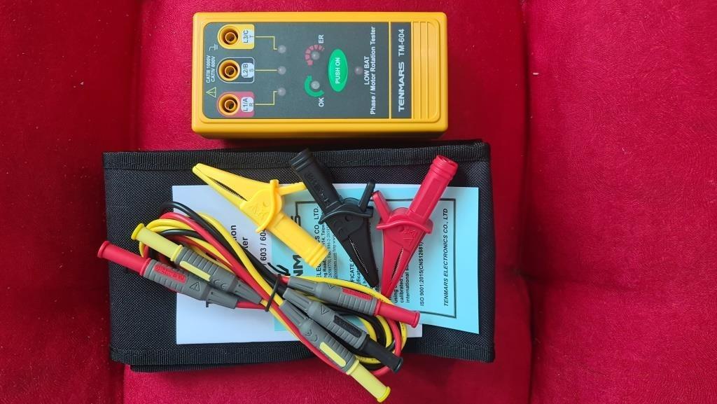 Phase Sequence Indicator Motor Rotation Tester 3 Phase Sequence