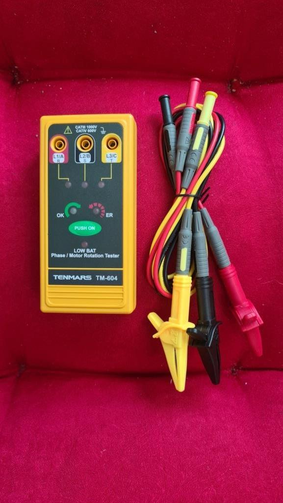 Phase Sequence Indicator, Motor Rotation Tester, 3-Phase Sequence ...