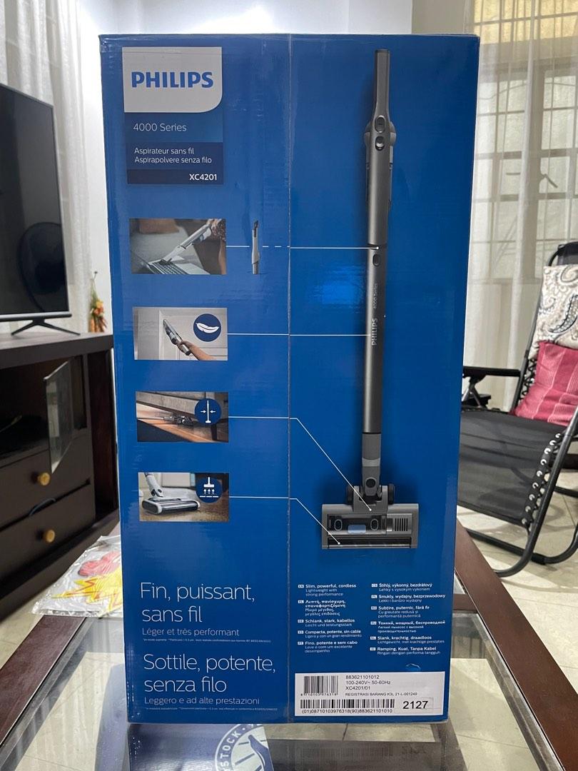 Philips XC4201 Cordless Vacuum Cleaner, TV & Home Appliances, Vacuum ...