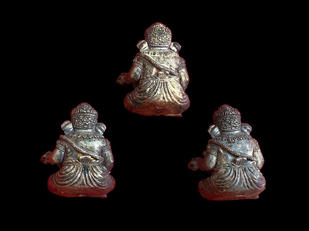 Phra Pikanet Rooplor (Gold Takruts) BE2556 by LP Uttai of Wat Don Sala ...