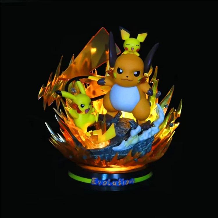 Pichu Pikachu Raichu Evolution