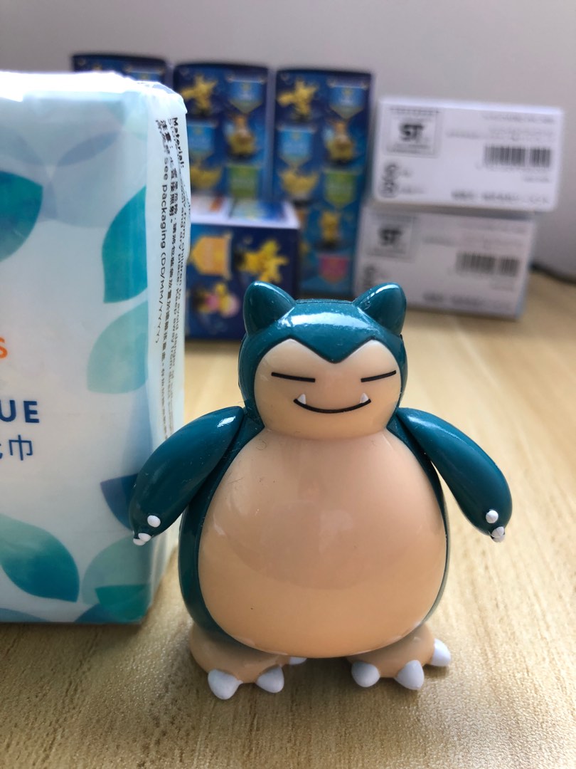 Pokemon Snorlax mini figure #32, 興趣及遊戲, 玩具 & 遊戲類 - Carousell