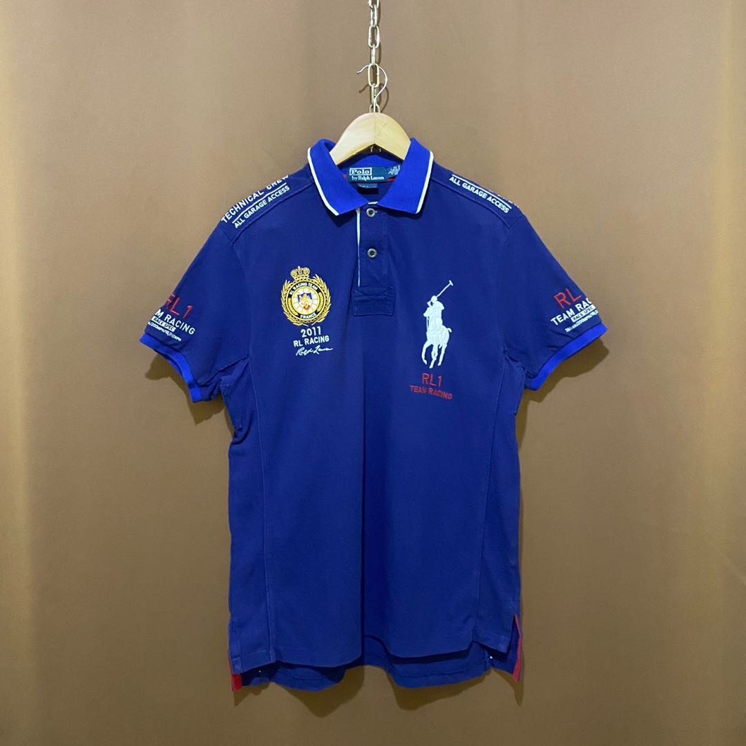 Polo Ralph Lauren Racing Polo, Men's Fashion, Activewear on Carousell