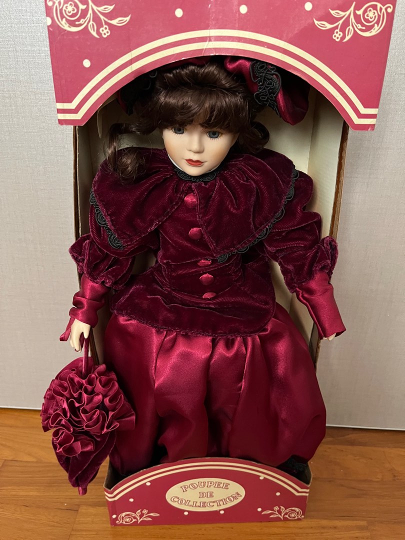 Porcelain Face Doll. Purchased 20 over years ago in France. Kept in ...