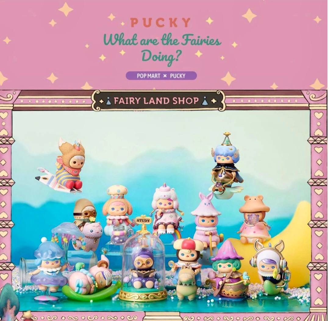 [Preorder]Pop Mart Pucky What Are the Fairies Doing Blind Box Series ...