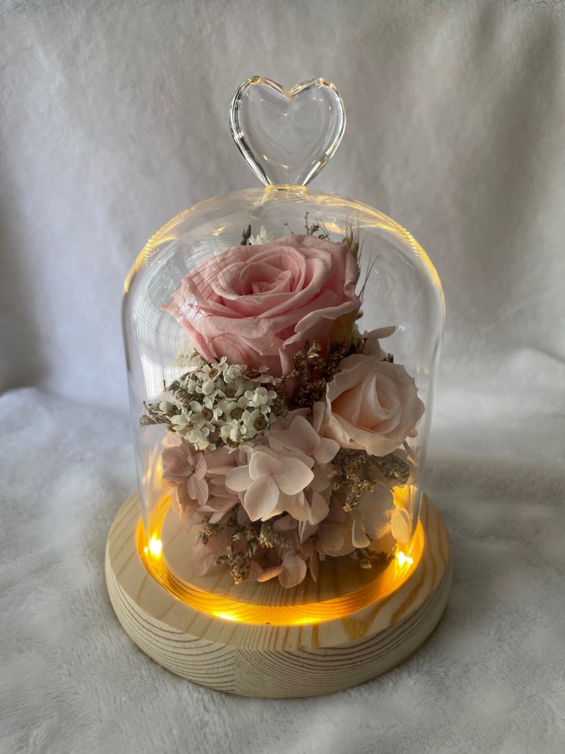 [CLASSIC] Preserved Flowers Dome |Preserved Roses | Preserved Flower ...