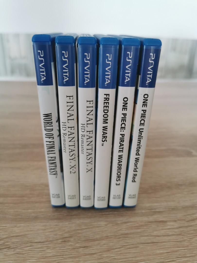 PS Vita Games. One Piece, Final Fantasy & Freedom Wars, Video Gaming ...