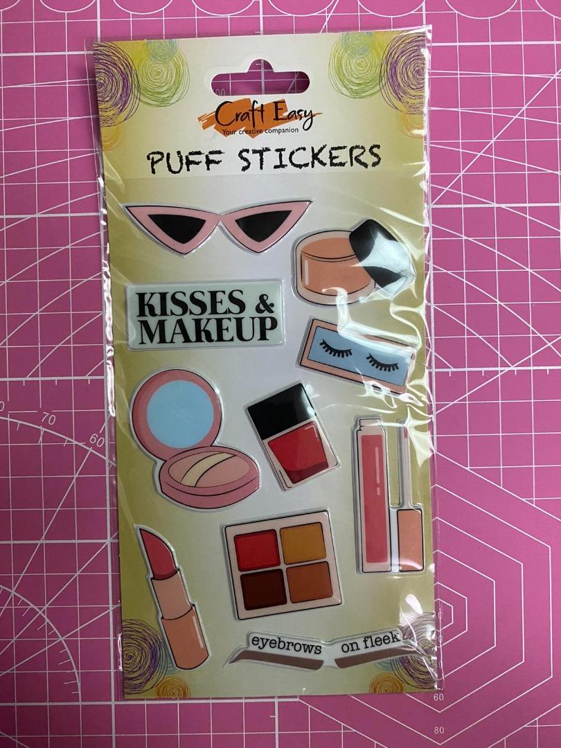 Puff Stickers, Hobbies & Toys, Stationary & Craft, Craft Supplies ...