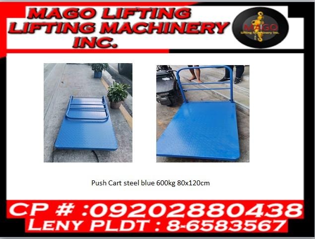 PUSH CART BLUE STEEL 600Kg, Commercial & Industrial, Construction ...