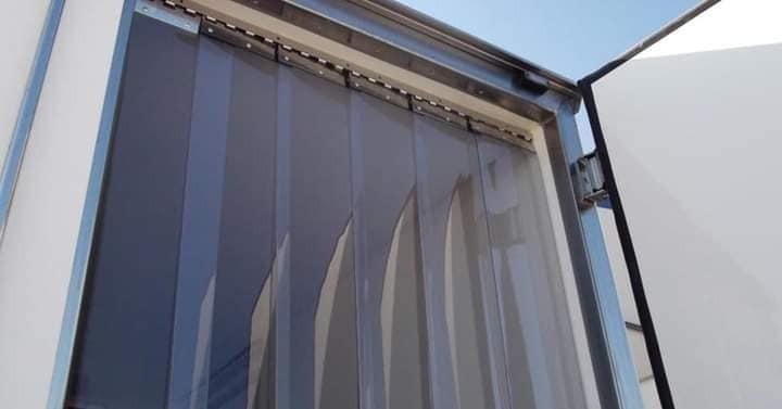 PVC Plastic Curtain Clear/Yellow Plain/Rib w/ Supply & Install ...