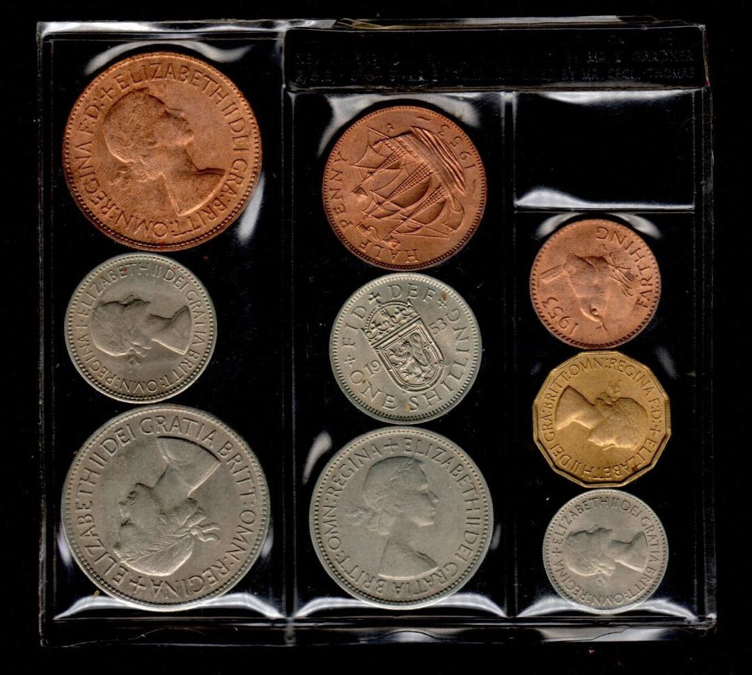 Queen Elizabeth II first coin issue 1953, Hobbies & Toys, Memorabilia ...