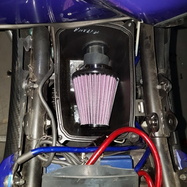 R15 / MT15 / FZ16 Open Pod Air Filter, Motorcycles, Motorcycle ...