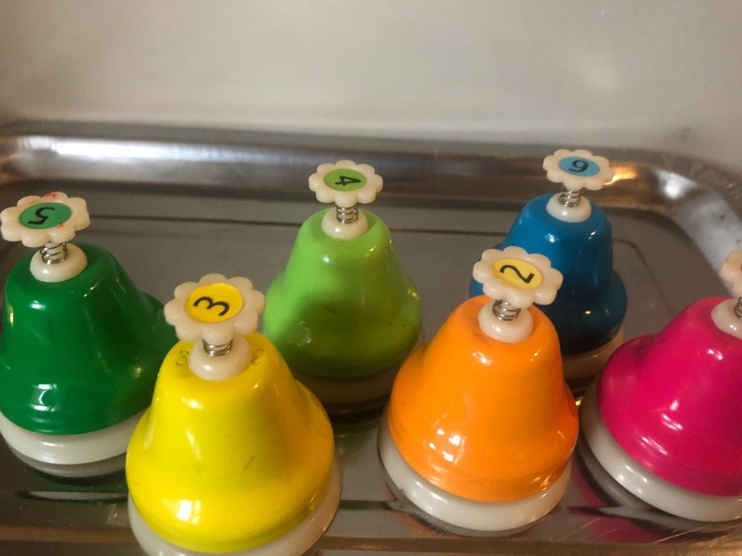 Rainbow desk bells, Hobbies & Toys, Toys & Games on Carousell