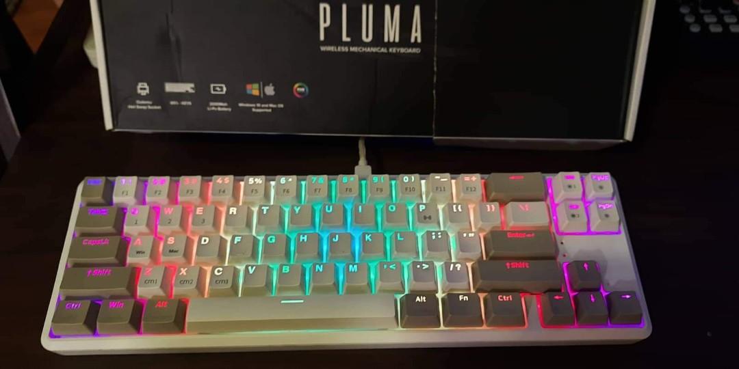 RAKK PLUMA WIRELESS MECHANICAL KEYBOARD, Computers & Tech, Parts ...