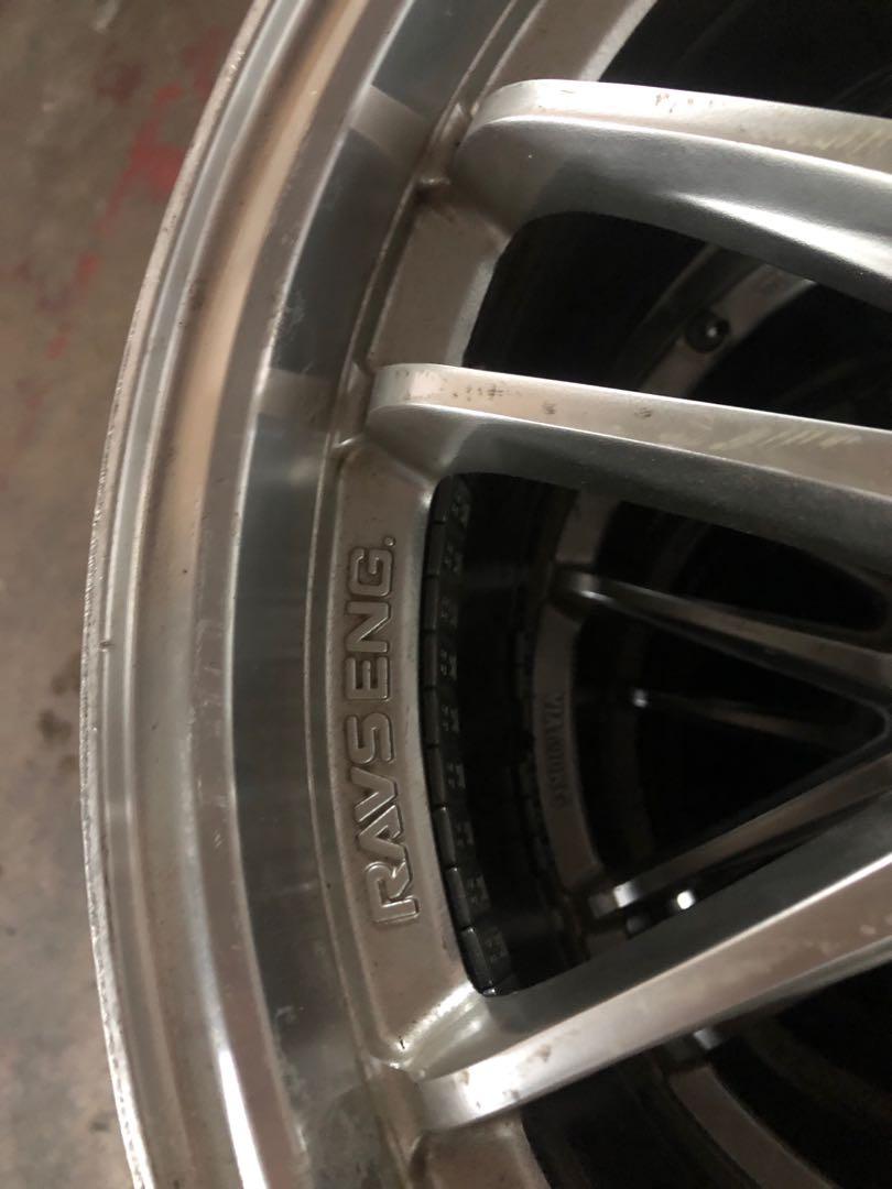 RAYSENG RE30 RIMS 17”, Car Accessories, Tyres & Rims on Carousell