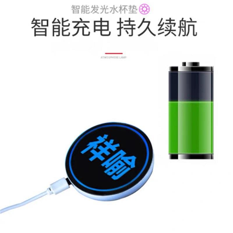 (READY STOCK) Hyundai car coasters with rainbow LED lighting, Car ...