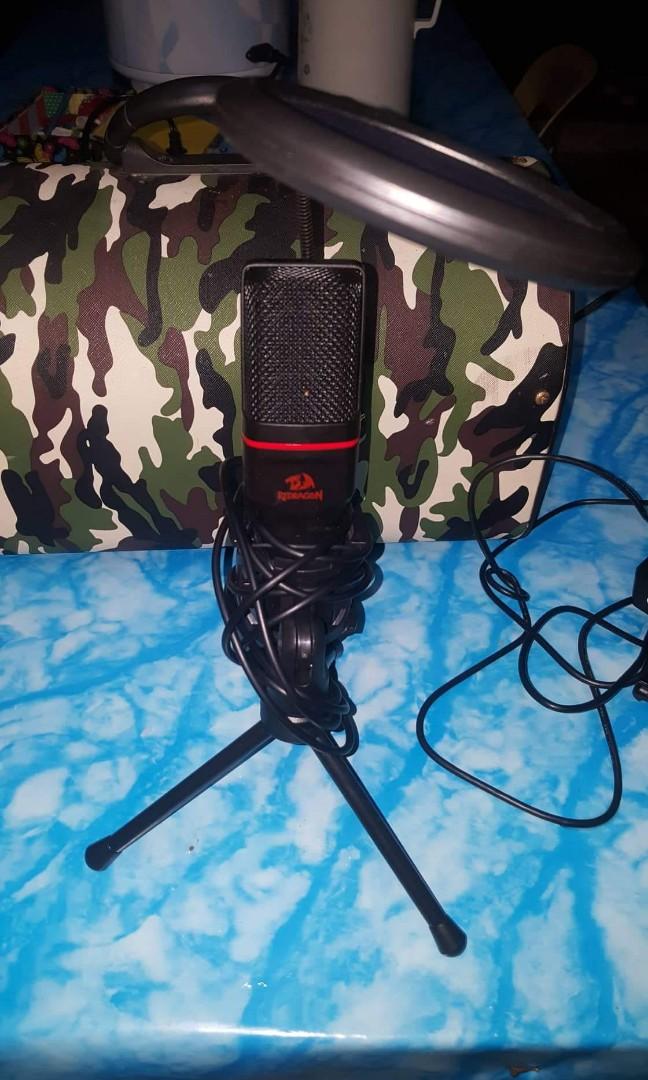 Red Dragon Microphone and webcam, Audio, Microphones on Carousell
