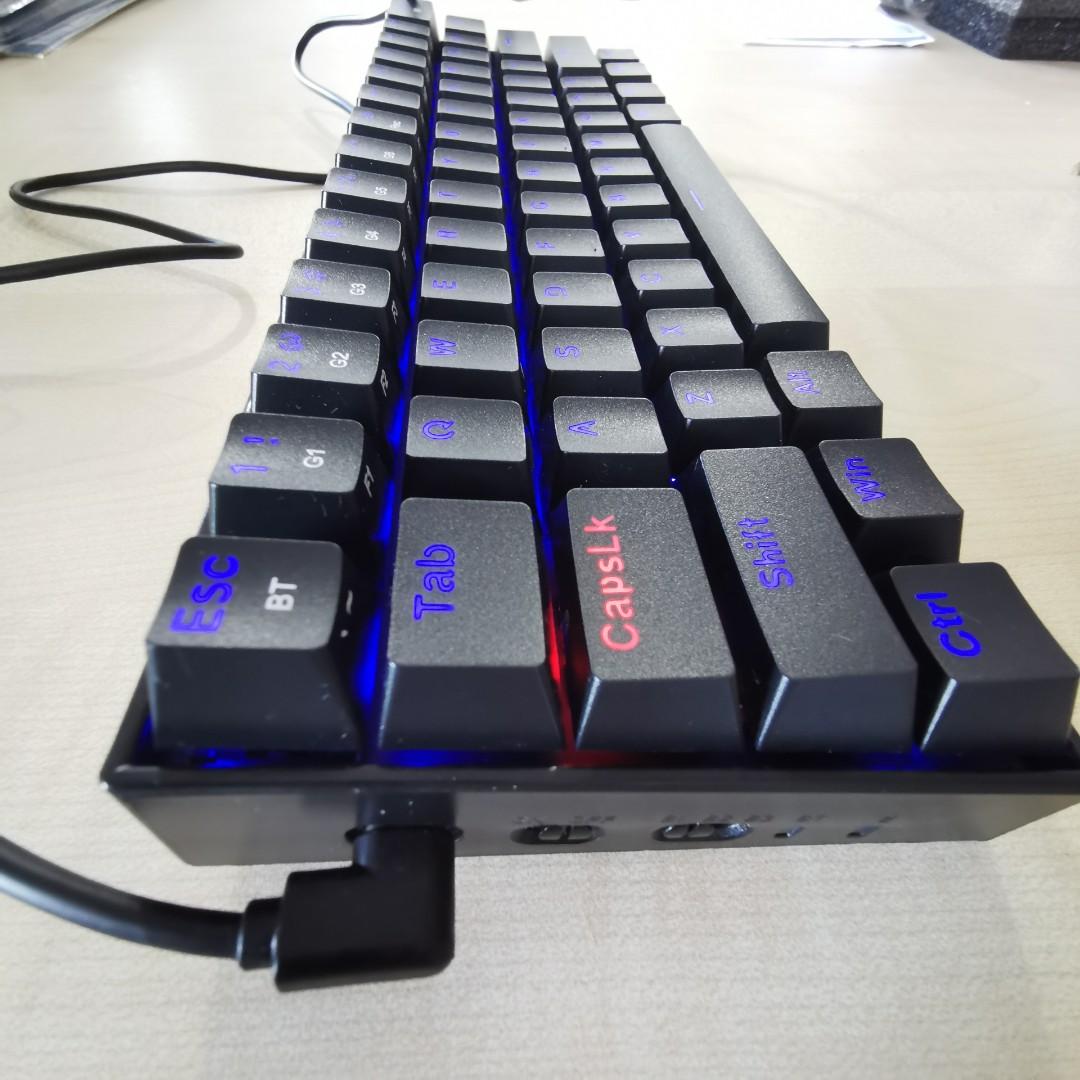 Redragon K530 Draconic RGB 60% 61 Keys Brown Switch WIRED Mechanical Gaming Keyboard (similar to ...