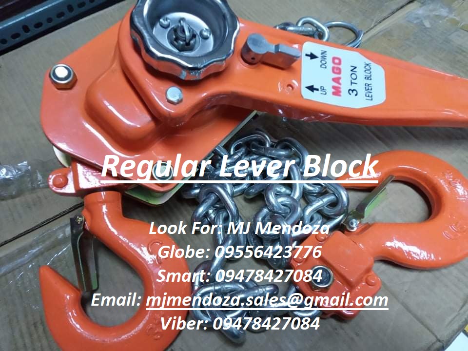 Regular Lever Block (1 - 6Tons), Commercial & Industrial, Construction ...