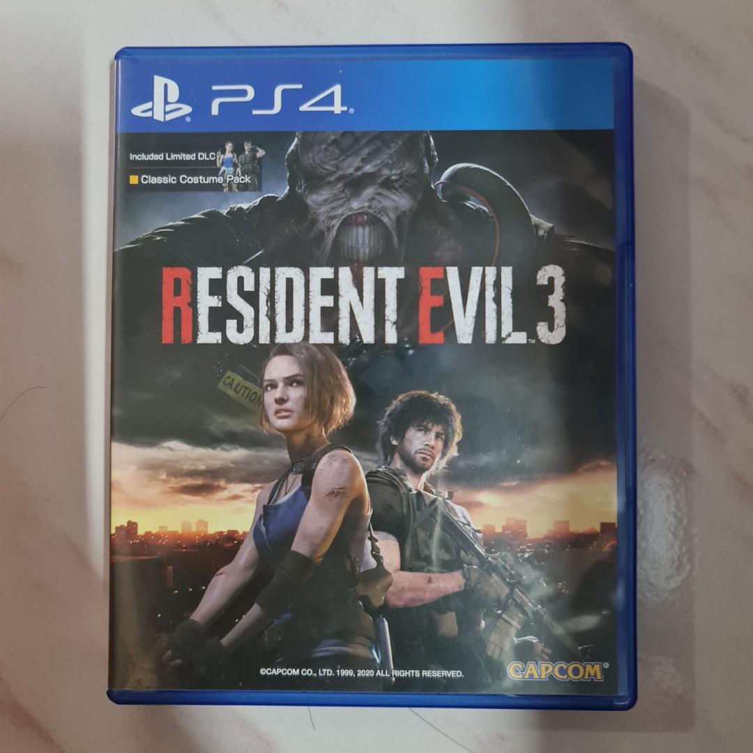 Resident Evil 3 PS4, Video Gaming, Video Games, PlayStation on Carousell