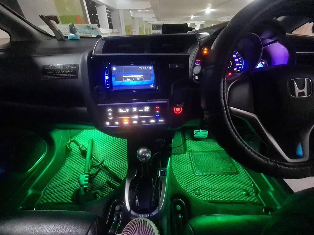 RGB Car Leg Room Lights with installation, Car Accessories, Accessories ...