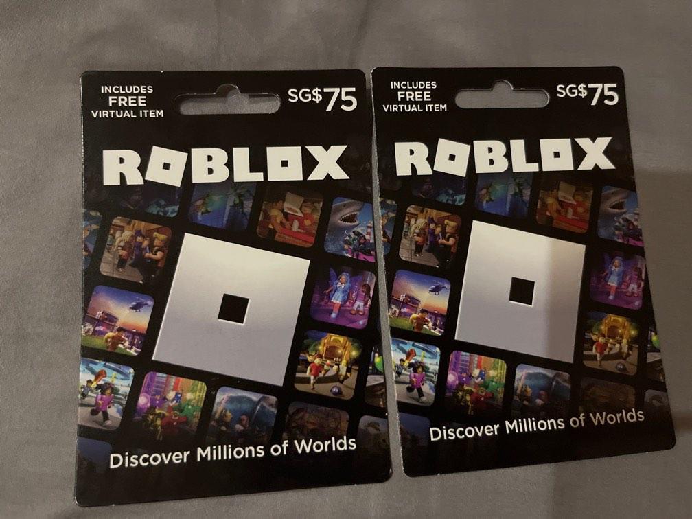 Roblox game card, Video Gaming, Video Games, Others on Carousell